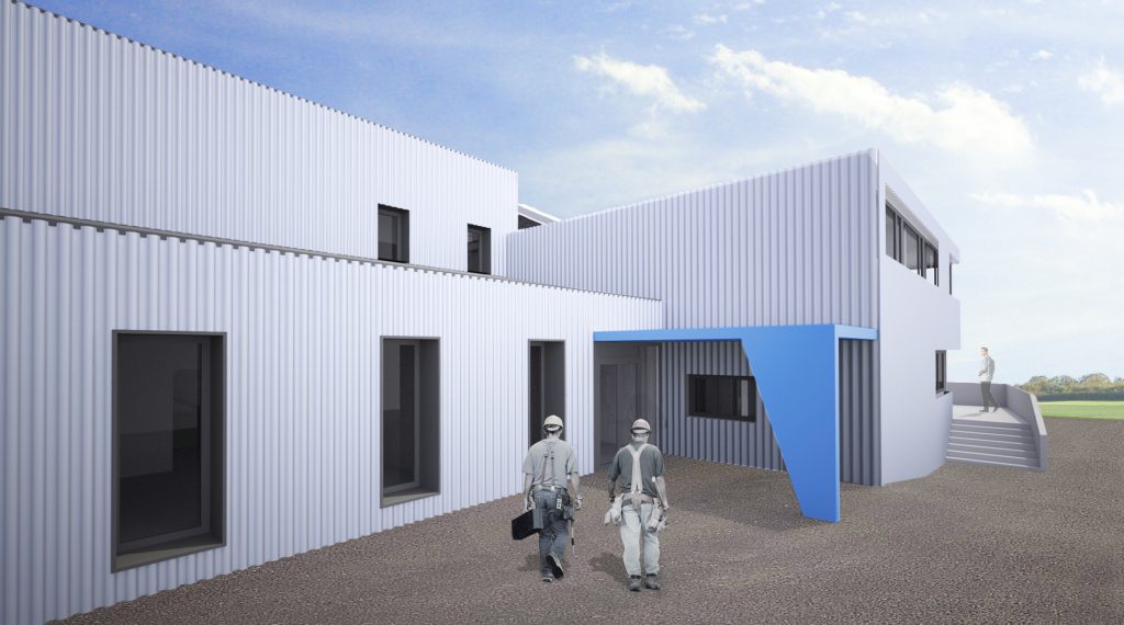 RÉNOVATION D'UN BÂTIMENT ADMINISTRATIF & DÉPÔT - Boschetti